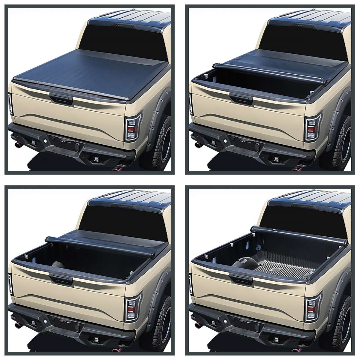 Spec-D 5 Foot 7 Inch Tonneau Cover | SPE TCR-RAM09-58-MP