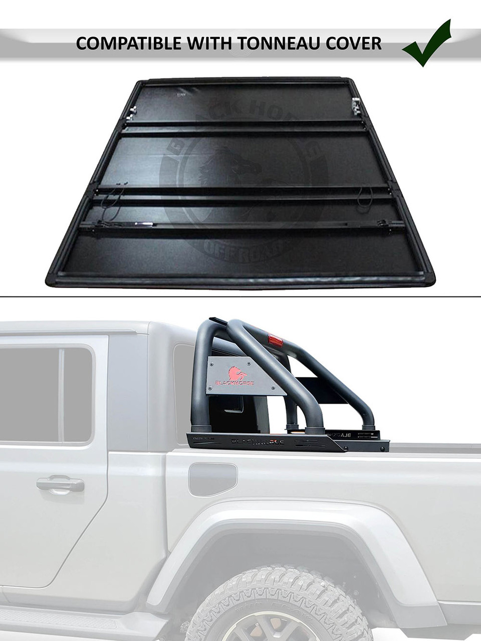 Black Horse Off Road Classic Roll Bar Kit | GDRD RB006BK-KIT