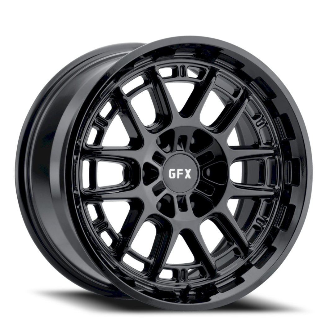 G-Fx Tr34 Wheels Rims 18x8 5x110 5x120 Gloss Black 35mm | T34 880-5010 ...