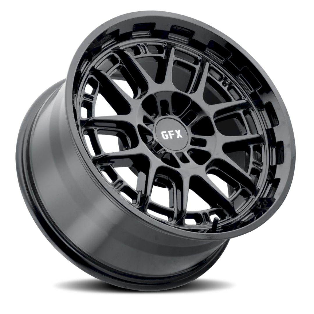 G-Fx Tr34 Wheels Rims 18x8 5x110 5x120 Gloss Black 35mm | T34 880-5010 ...
