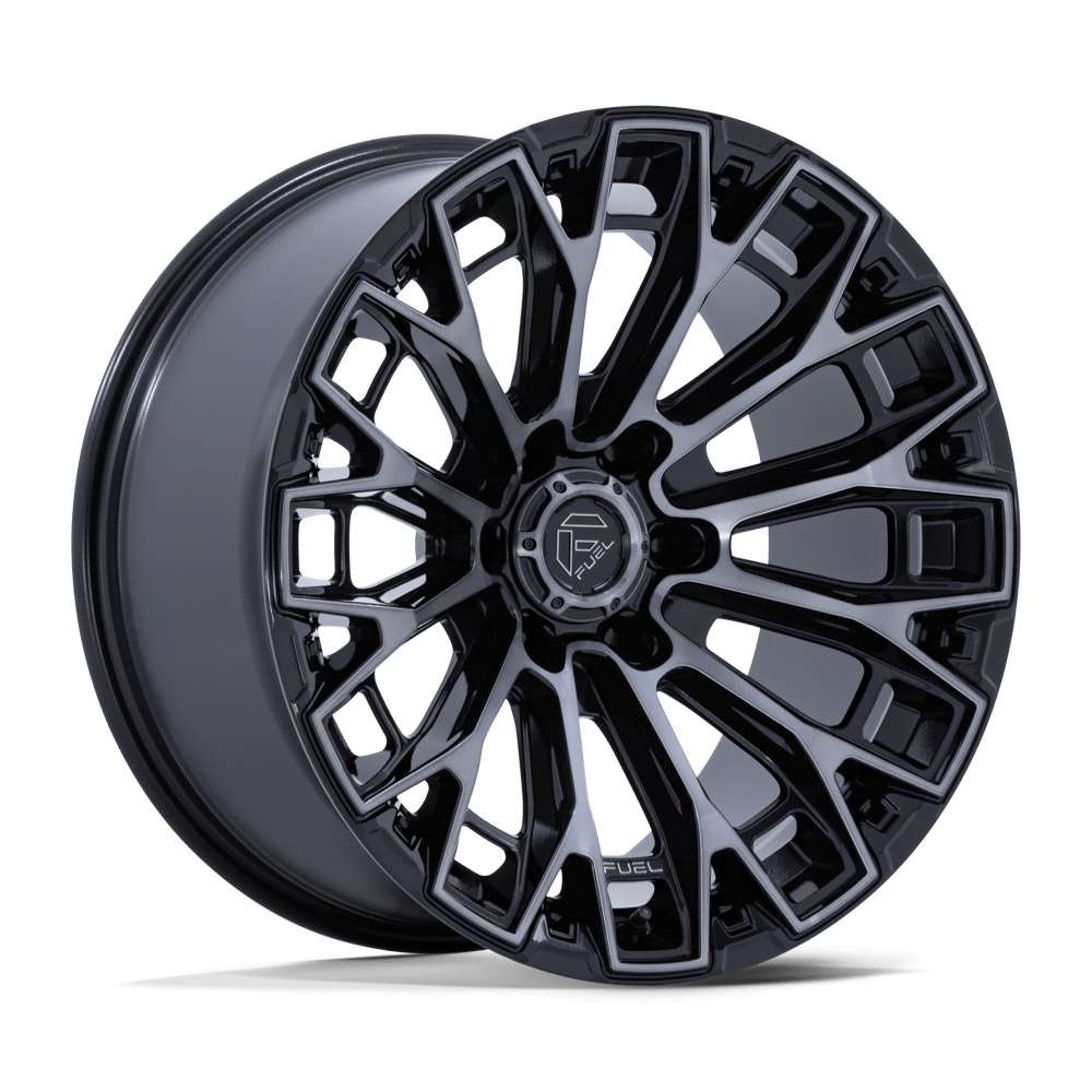 Fuel Fc882 Trax 17x9 6x139.7 Black Machine Dark 20mm Wheels