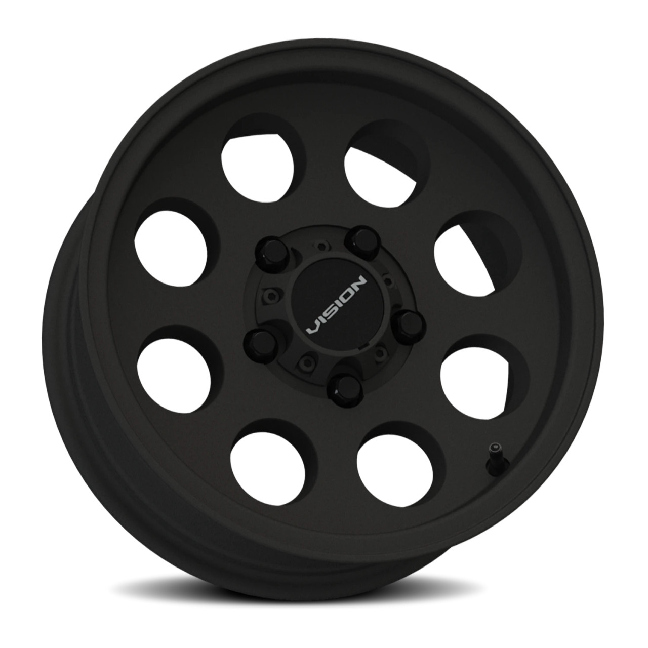 Vision 56 Midway Wheels Rims 15x6 5x127 Satin Black 0mm | 56VT5673SB0