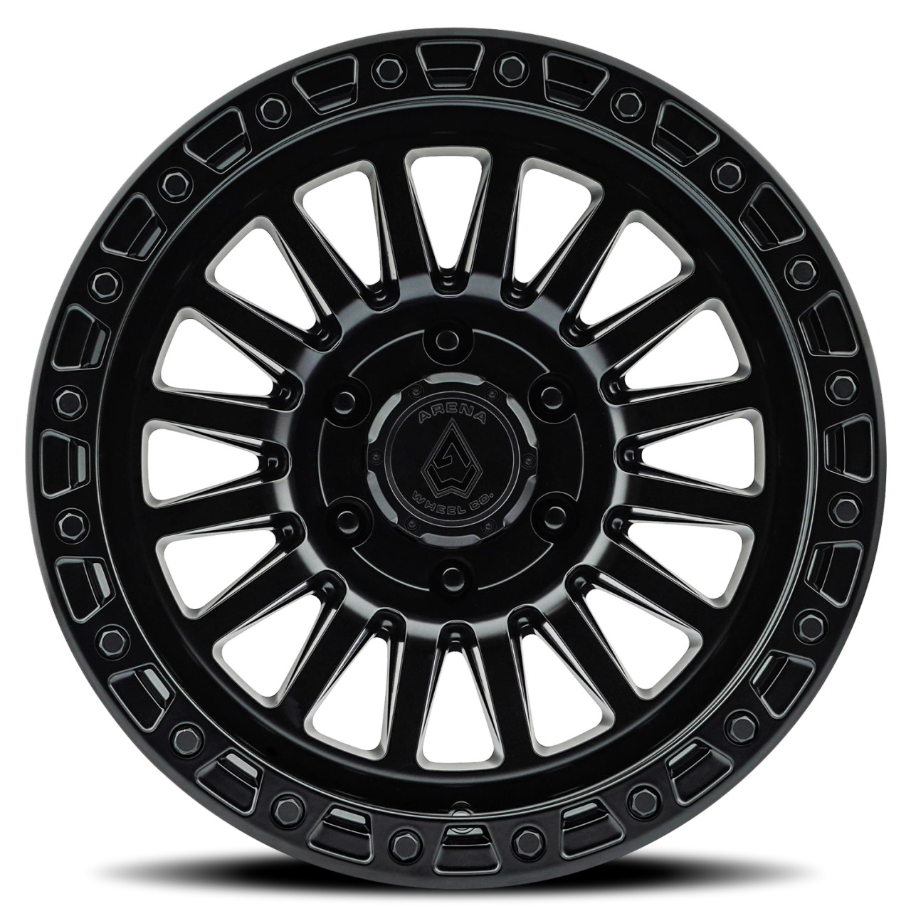 Arena A108 Trophy Wheels Rims 17x8.5 6x139.7 Satin Black 25mm ...