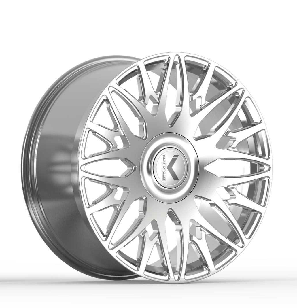 Kg1 Trident Wheels Rims 22x10.5 5x115 Brushed 25mm | KL0142215552571BS