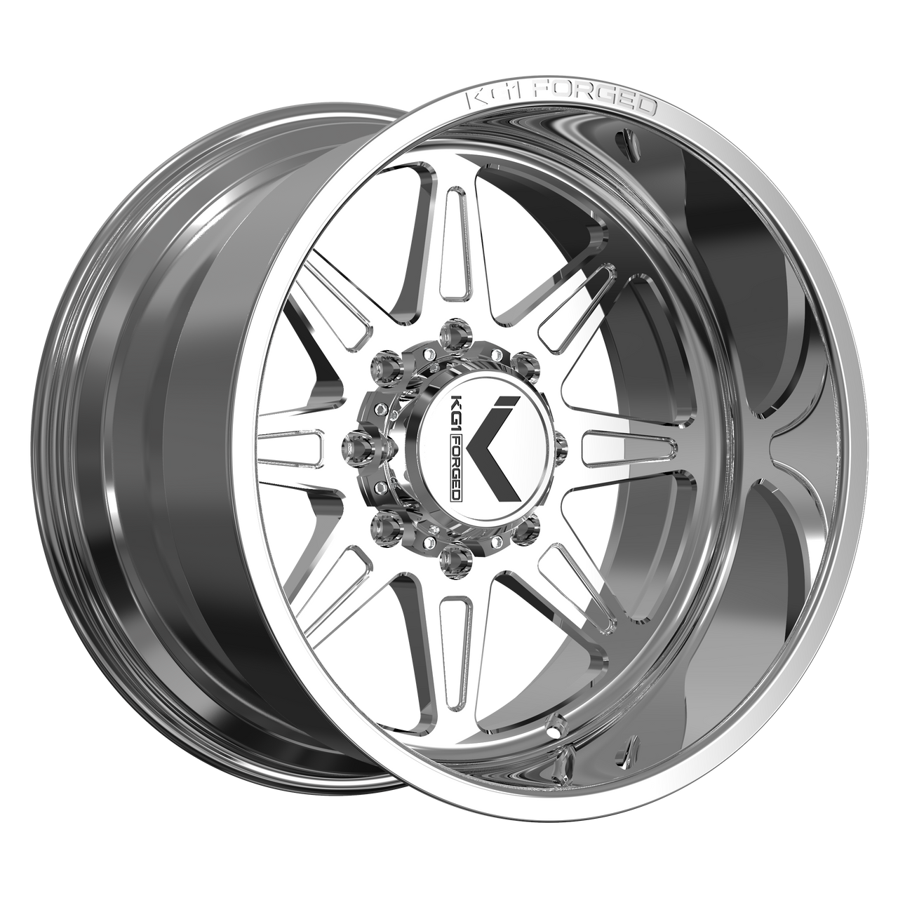 KG1 Vamp 20x10 6x135 Polished -18mm Wheels