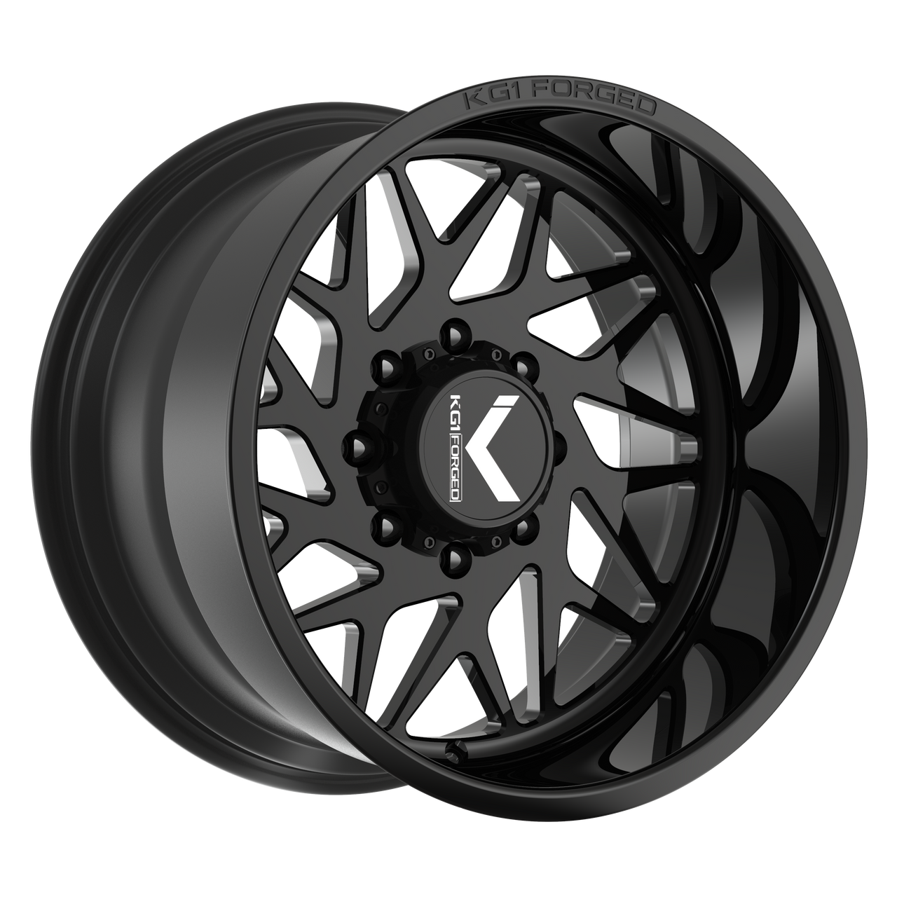 Kg1 Bypass Wheels Rims 22x10 8x170 Gloss Black -18mm | KT061221087GB-L