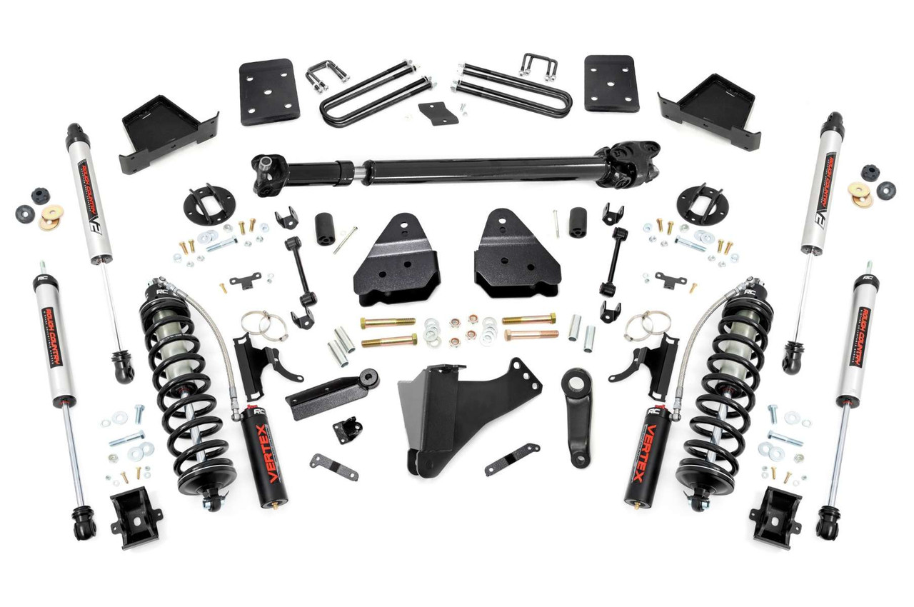 Rough Country 4.5 Inch Lift Kit - D/S - C/O V2 - Ford Super Duty 4WD ...