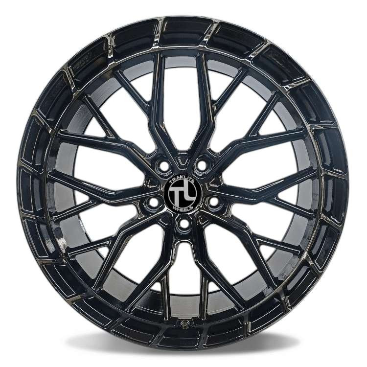 Traklite Ft124 Wheels Rims 19x9.5 5x114.3 Gloss Black 40mm | TLFT124404