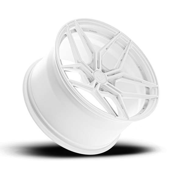 Variant Zeno Wheels Rims 20x9 Blank Custom Drilled Gloss White 15mm ...