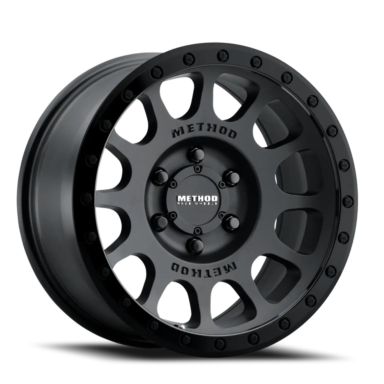 Method Race Mr305 Nv Wheels Rims 20x9 8x170 Matte Black W/ Gloss Black ...