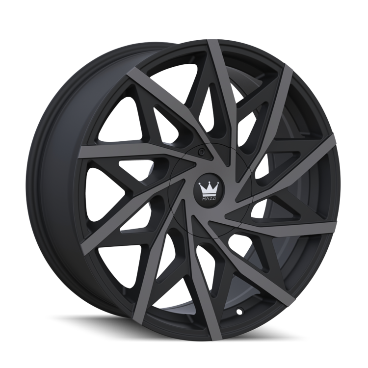 Mazzi ® Big Easy Wheels Rims | 372 Chrome - Black Machined Dark Tint ...