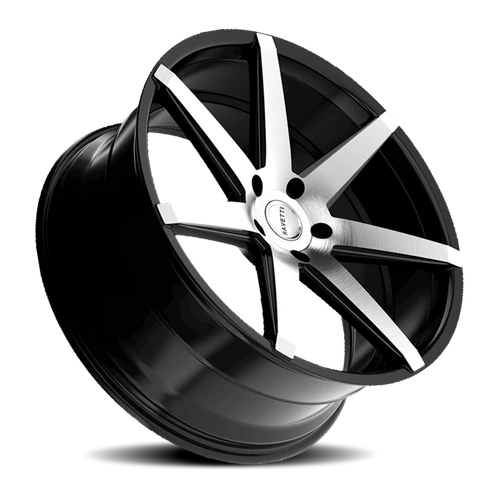Ravetti M7 20x10 5x114.3/5x4.5 Black Machined 45mm Wheels