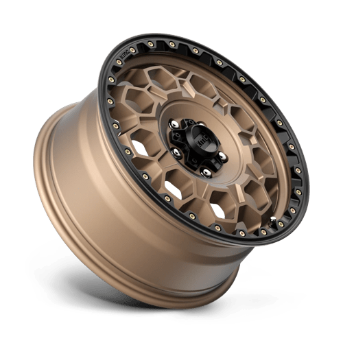 Kmc Km545 Trek 17x9 6x139.7 Bronze With Black Lip 0mm Wheels