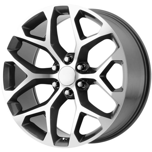Replica1 Rp09 Snowflake Wheels Rims 26x10 6x139.7 Gunmetal Machined ...