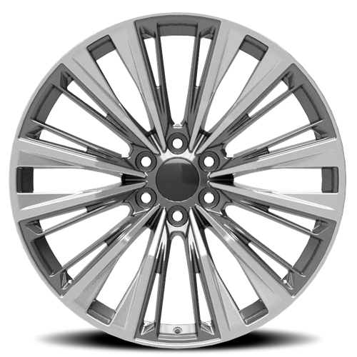 Oe Wheels Ca93 24x10 6x139.7 Gunmetal Polished 28mm Wheels