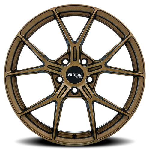 Rtx Rs01 Wheels Rims 19x8.5 5x114.3 Satin Bronze 38mm | 083125