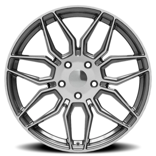 Oe Wheels Cv03D 19x8.5 5x120 Gunmetal Machined 52mm Wheels