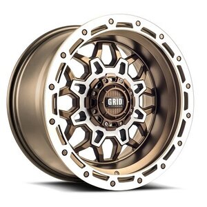 Grid-Off-Road® Gd09 Matte Black Milled Bronze Wheels Rims | Free Shipping!