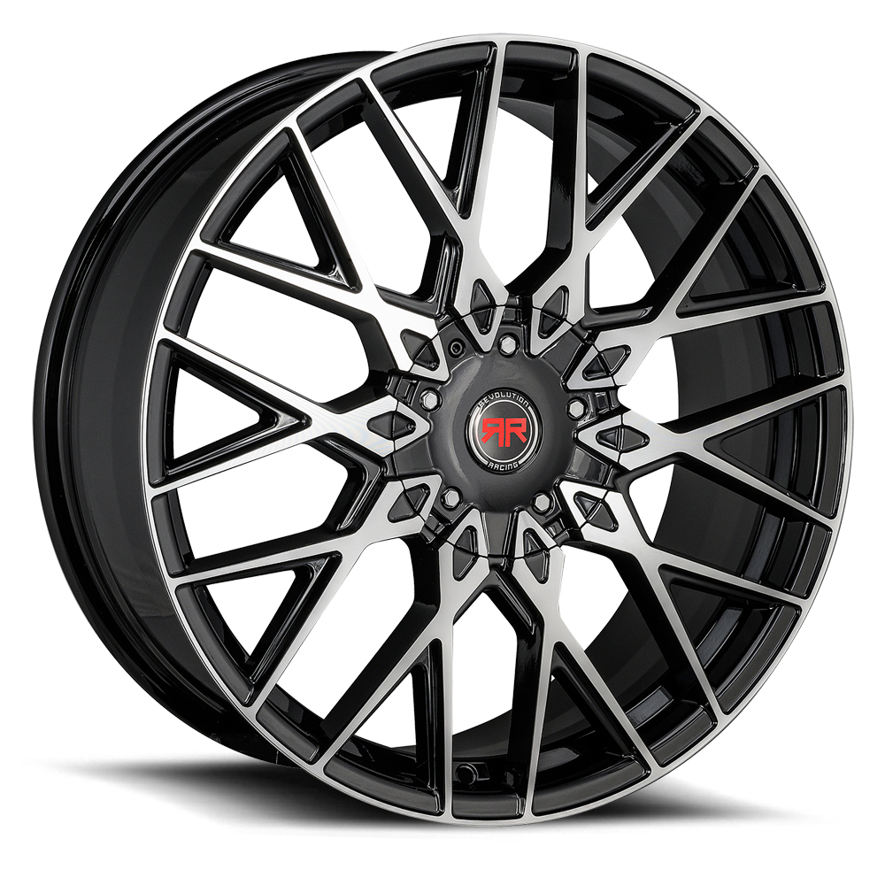 Revolution Racing® RR24 Wheels | RR24 Black and Red Machined - RR24 ...