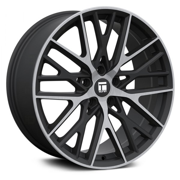 Touren® TR91 Wheels | TR91 Gloss Black - TR91 Brushed Matte Black with ...