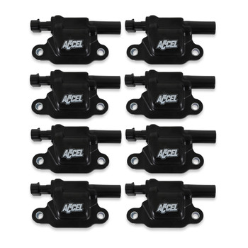 ACCEL Gen V GM Coils 2014 and Up Black Square - 8 Pack | BDDP 140081-8