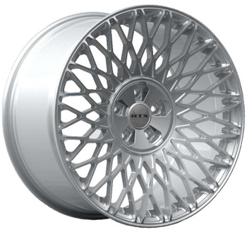 RTX Mesh 18x8 5x112 5x114.3 Hyper Silver 40mm Wheels