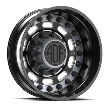 ADF Wheels Maximus 28x8.25 8x275 Black Machined Gunmetal -156 Wheels