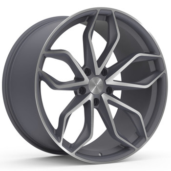Road Force Rf17 22x11.5 5x120 Gunmetal Machined 30mm Wheels