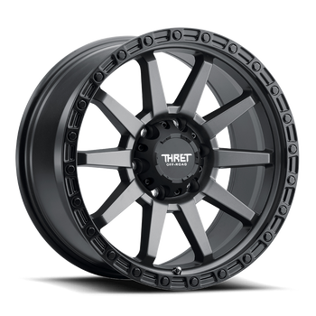 Thret Offroad Freeze 706 Wheels Rims 20x9 8x165.1 Sating Gray W/ Black ...