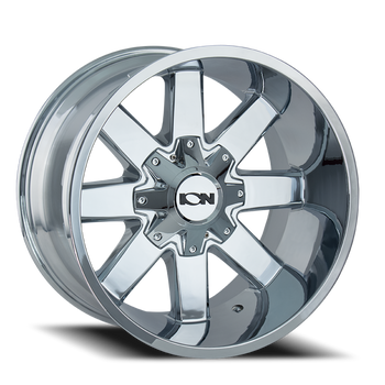 Ion 141 Wheels Rims 20x10 8x165.1 8x170 Chrome -19mm | 141-2176C