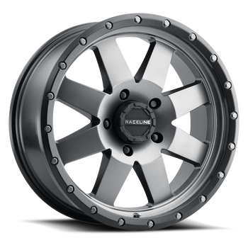 Raceline 935G Defender 18x9 8x180 Gunmetal 18mm Wheels