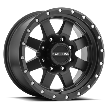 Raceline 935B Defender 18x9 5x150 Satin Black 18mm Wheels