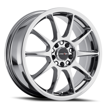 Vision Bane 425 Wheels Rims 15x6.5 4x100 4x108 Chrome 38mm | 425-5601C38