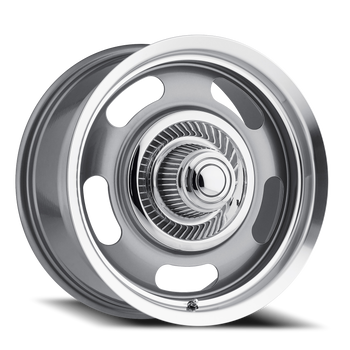 Vision Rally 55 Wheels Rims 20x9.5 6x139.7 Gunmetal With Machined Lip ...