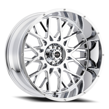 Vision Rocker 412 Wheels Rims 22x12 8x170 Chrome -51mm | 412-22270C-51