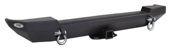 Smittybilt | 76653 | XRC Rear Bumper w/ Hoop Black | Jeep Wrangler ...