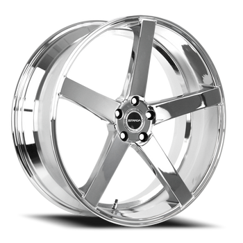 Strada S35 Perfetto 24x9 5x139.7/5x5.5 Chrome 18mm Wheels