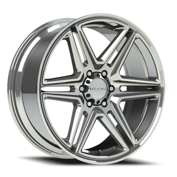 Vision Wedge 476 24x9.5 6x135 Chrome 30mm Wheels