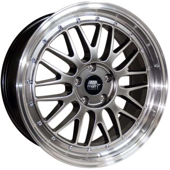 Mst Leman 19x9.5 5x114.3 Hyper Black Machined 35mm Wheels