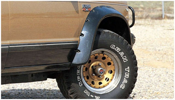 Bushwacker 41009-11 Cut Out Fender Flares OE Matte Black Pair For ...