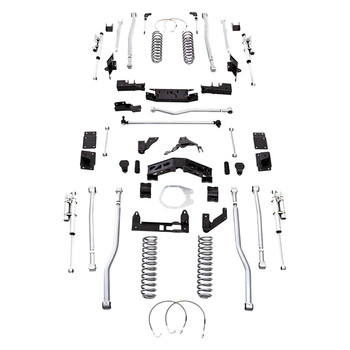 Rubicon Express JK4443PM Extreme Duty Long Arm Kit w/Shock 3.5" Wrangler