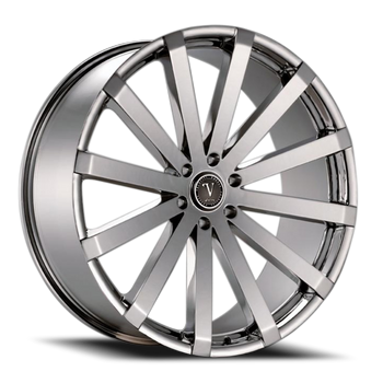 Velocity Vw12 28x10 6x139.7/6x5.5 Chrome 25mm Wheels | BB Wheels