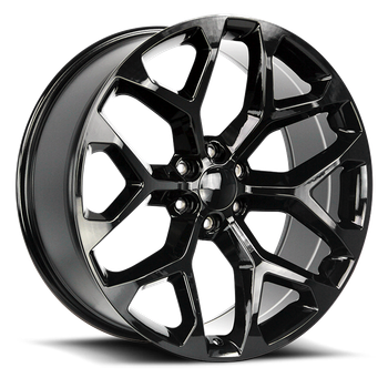 Strada Oe Replica R176 Snowflake 26x10 6x139.7 Black 31 Wheels