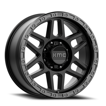 Kmc Km544 Mesa 20x9 8x165.1 Black Black Lip 18mm Wheels