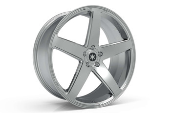 Karma Kustom K4 Wheels Rims 22x9 5x115 Chrome 20mm | K4-229015+20CH