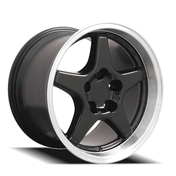Oe Wheels Cv01 17x11 5x120.65 Black Machined Lip 50mm Wheels
