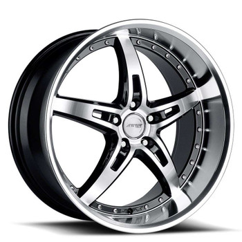 MRR Gt5 Wheels Rims 20x10 Blank Custom Drilled Black Machined Face ...