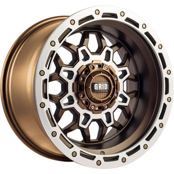 Grid Gd09 Wheels Rims 18x9 6x135 6x139.7 Bronze Machined 0mm | GD09 ...