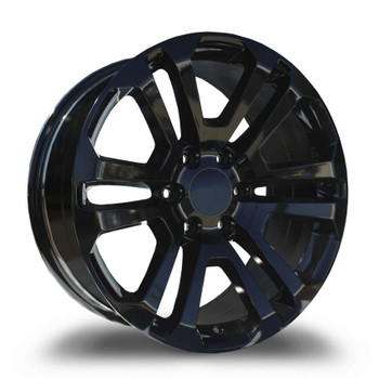 Replica Wheels R6702 20x9 6x139.7 Gloss Black 31mm Wheels