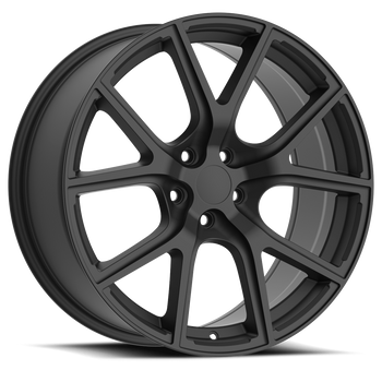 Voxx Replica Track Hawk 18x8 5x127 Matte Black 40mm Wheels